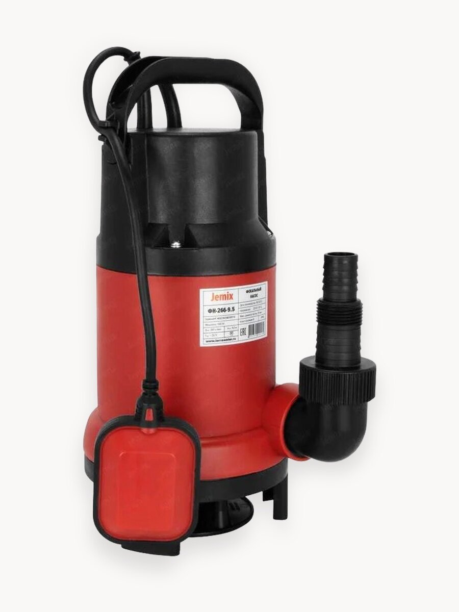 Фекальный насос JEMIX "ФН-125-5" 88407, поплавковый выключатель, защита от перегрева