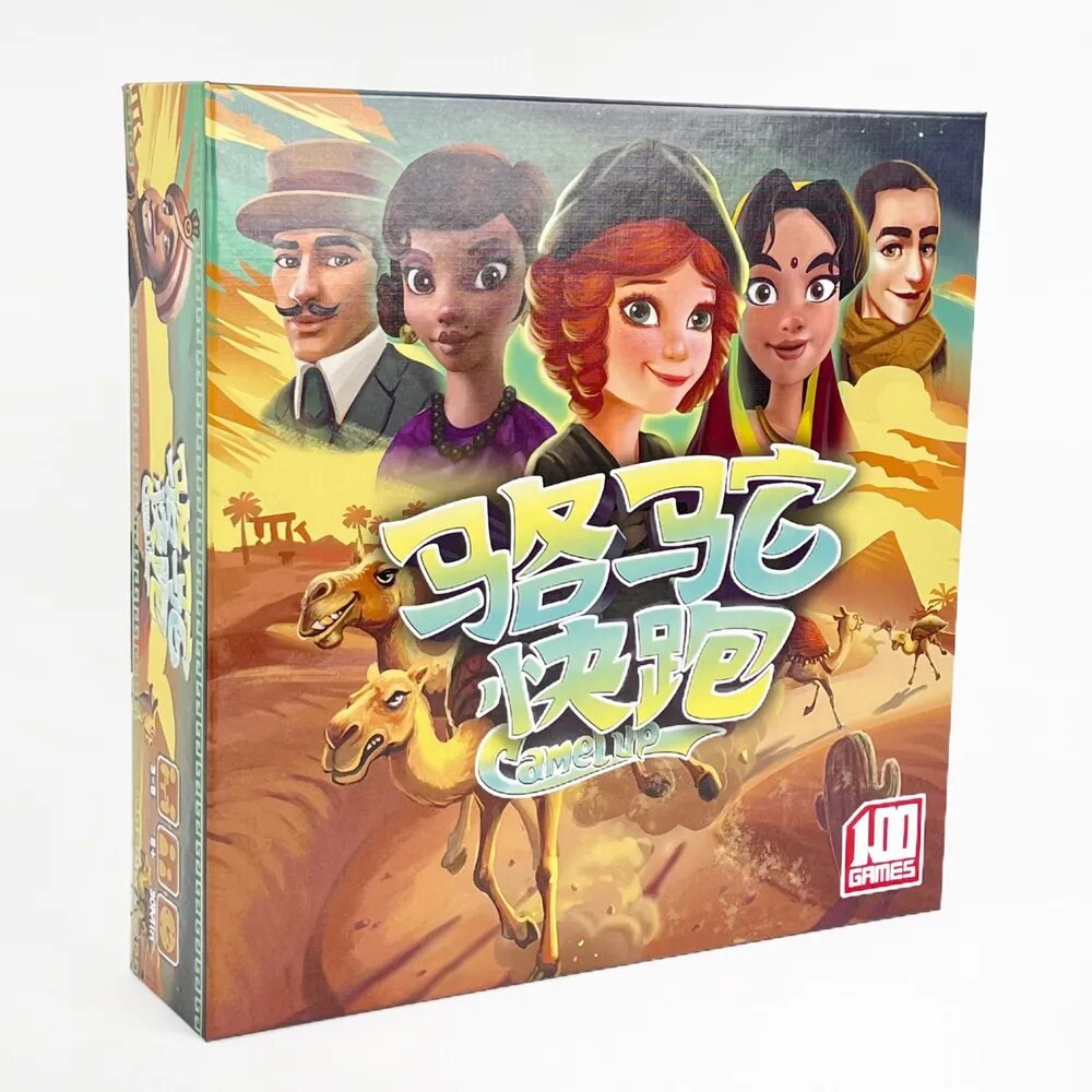Camel Up (2 ed.): Ставь! Кричи! Выигрывай! Гонка Шатающихся Верблюжьих Башен! Вечеринка 3-8 игроков, 30-45 мин. Инструкция RU/EN