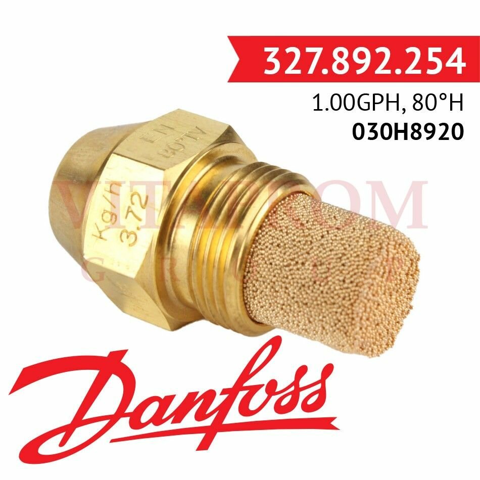 Форсунка Danfoss 1.00GPH, 80H, 030H8920 — фото 1