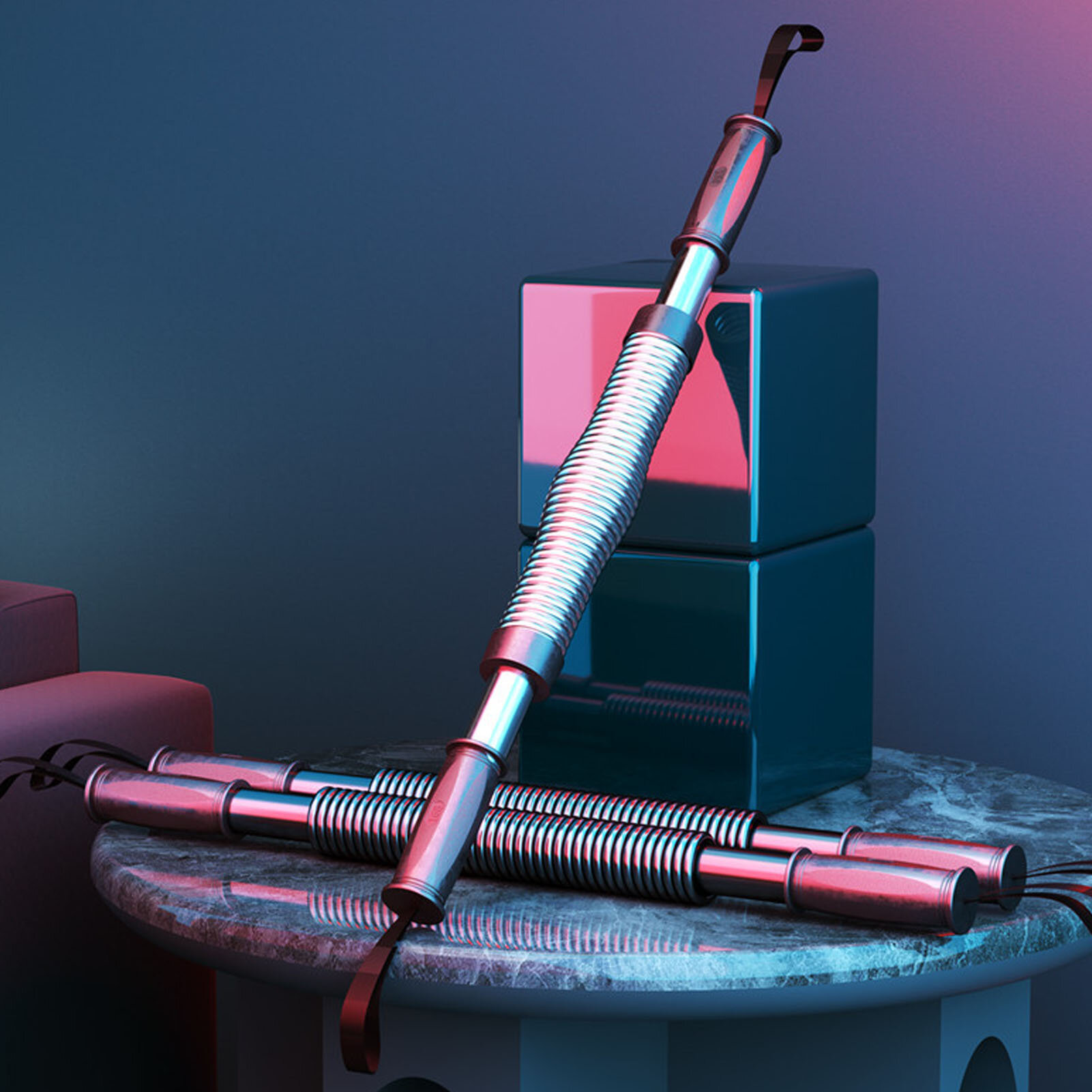 Пружинный тренажер для рук 30 кг, компактный переносной тренажер для верхней части тела, для укрепления рук