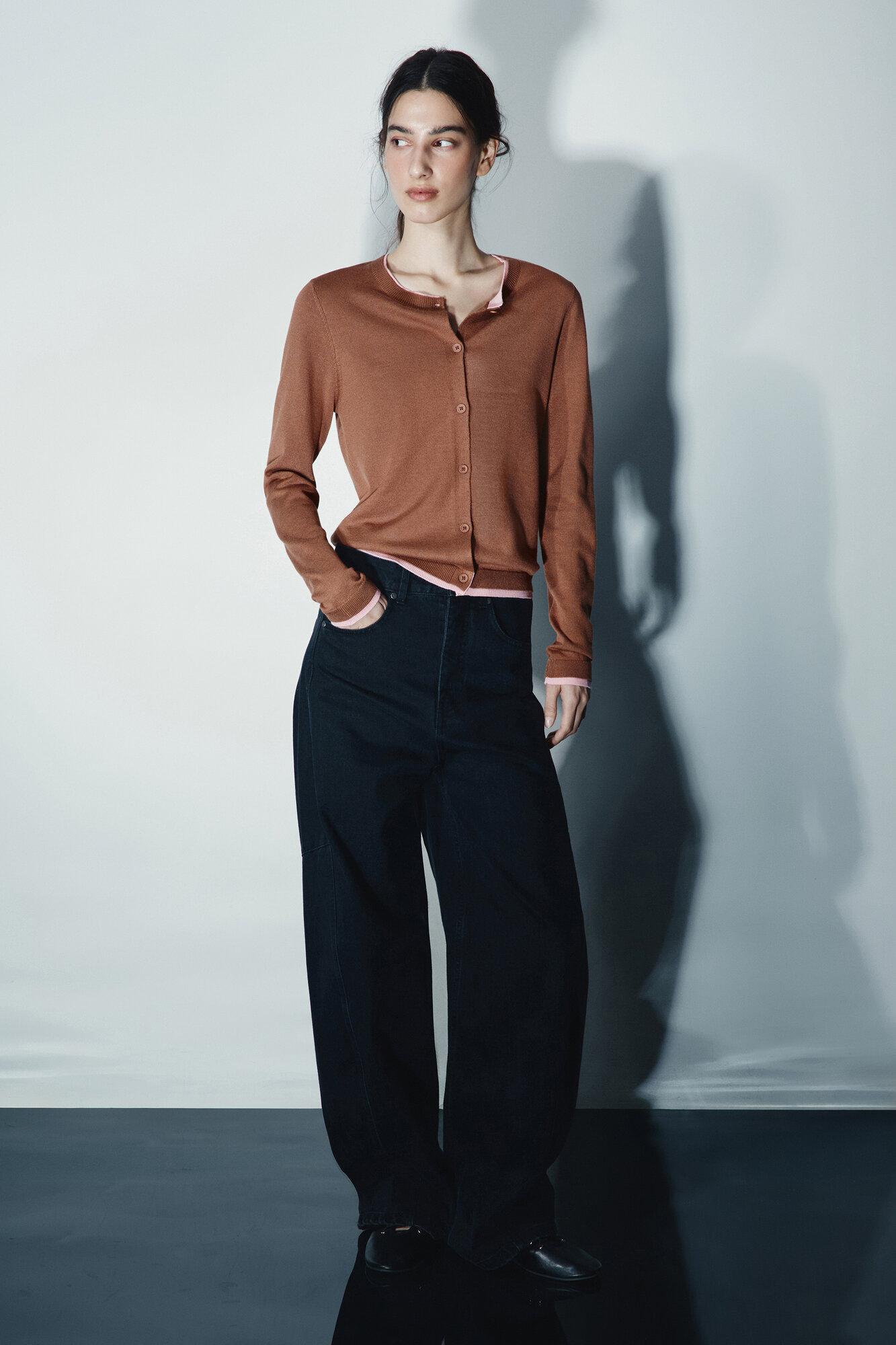 Кардиган Befree Woman Mix&Match, размер L, нуга — фото 1