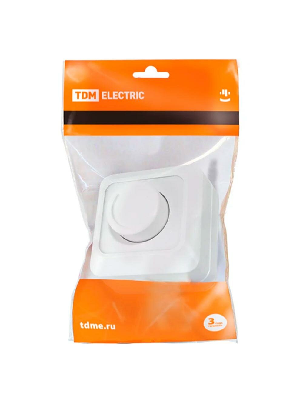 Набор Светорегулятор поворотный RL 600Вт IP20 белый "Ладога" TDM 1 шт {SQ1801-0109} (2 шт)