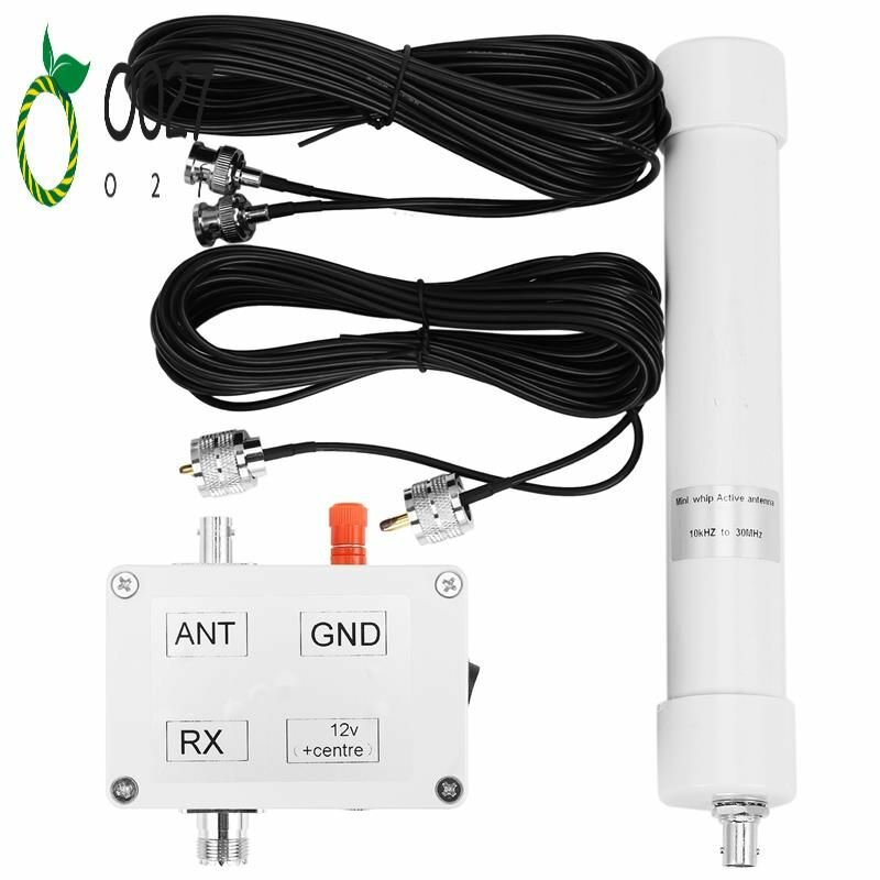(R W S K) Активная антенна 10 кГц до 30 МГц Mini Whip Hf Lf Vlf Vhf Sdr Rx с портативным кабелем