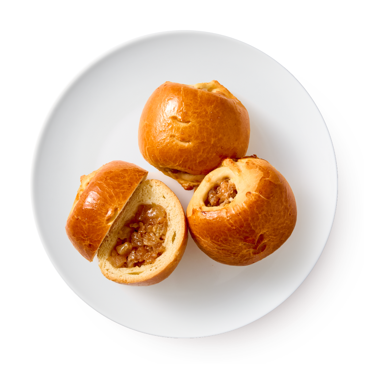 Пирожки мини с яблоком «Вилочка», сдобные, от +2°С до +6°С, 135 г