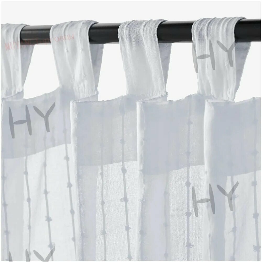 Штора гардина chuanglian 140х250 см белый