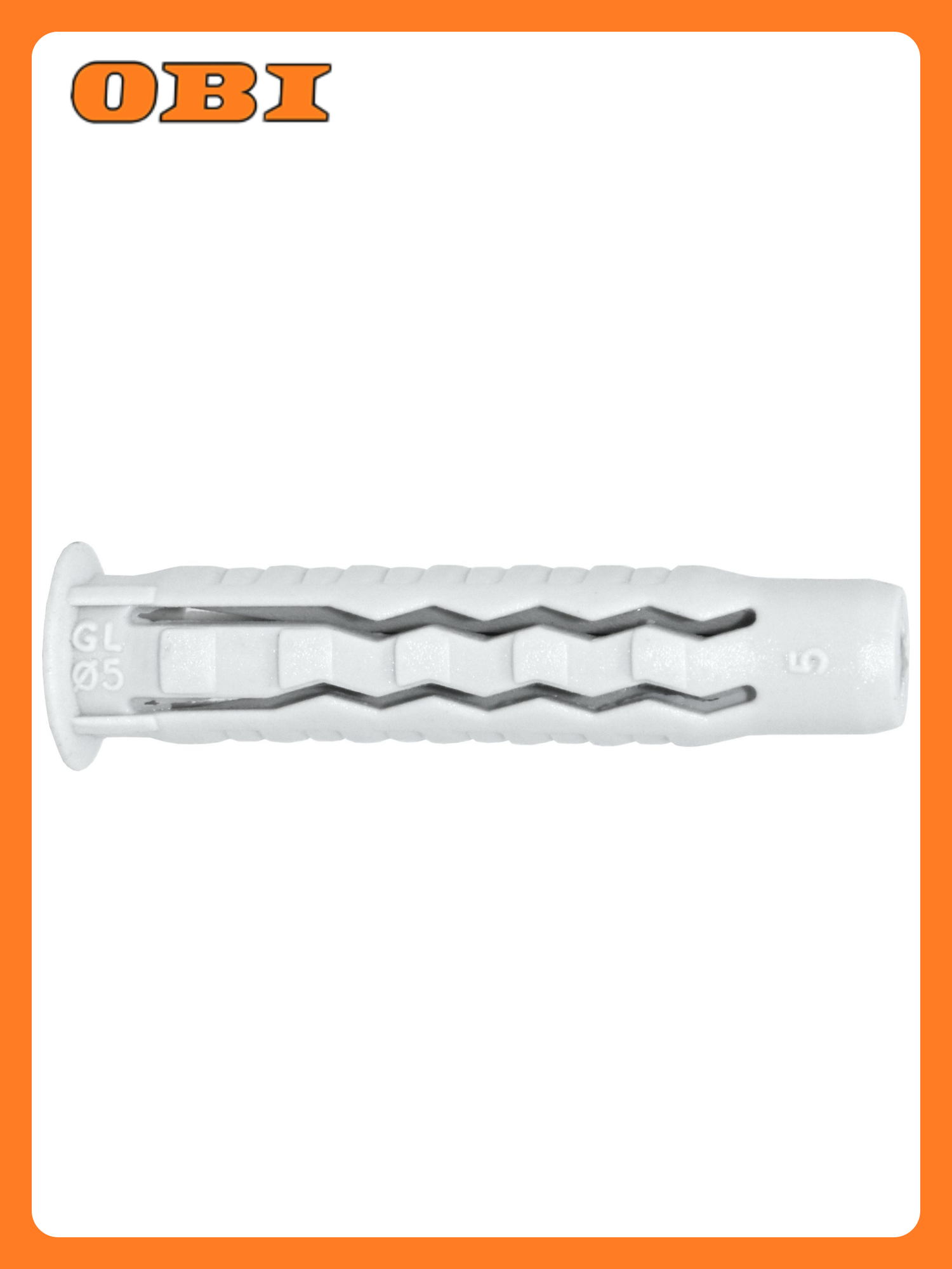 Дюбель универсальный Tecfi VZ нейлон 5x25 мм 20 шт