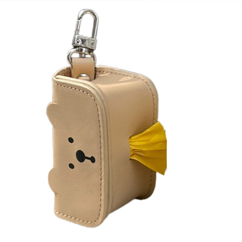 Спотовая кожаная сумка для хранения сумки для хранения портативная подвесная сумка для мусора для домашних животных