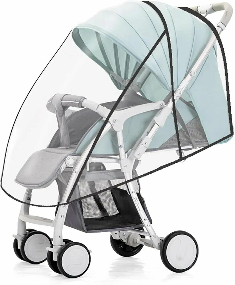 Универсальный дождевик для коляски, водонепроницаемый чехол от дождя и пыли