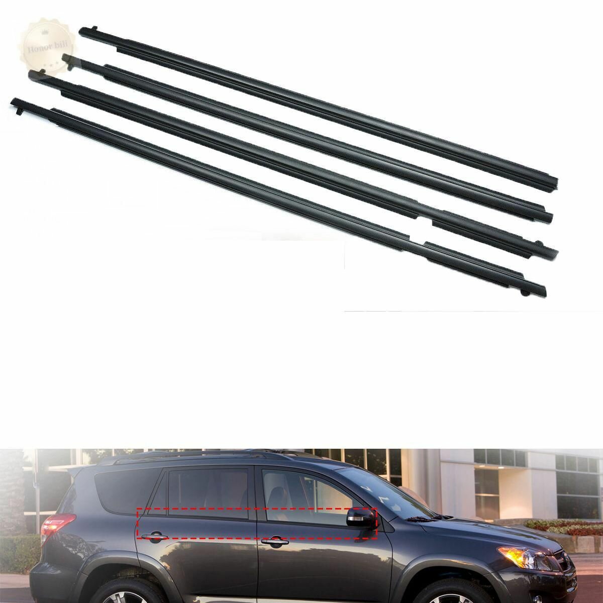 Резиновые уплотнители для наружных дверей и стекол автомобиля Для Toyota Rav4 2006-2012