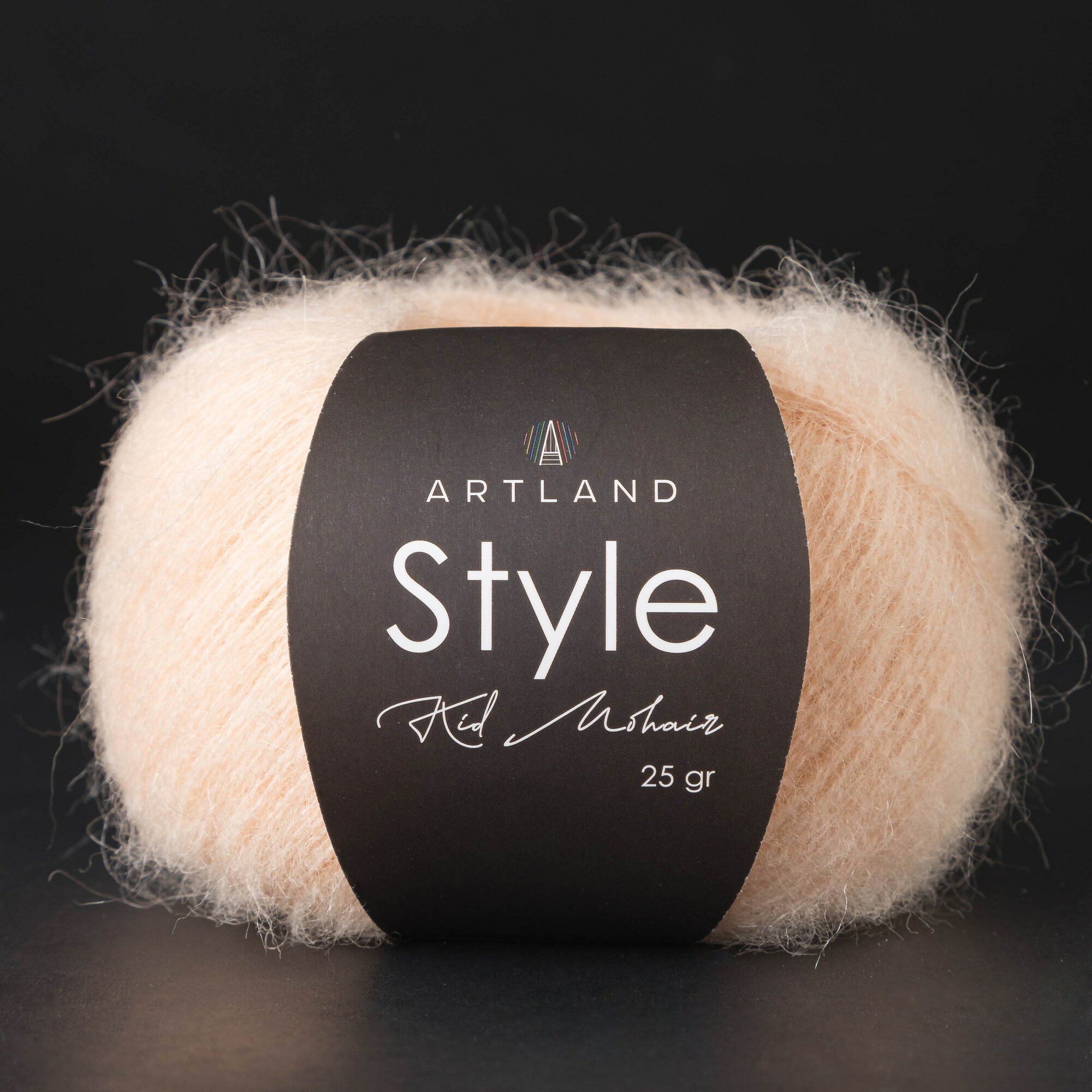 Пряжа для вязания Artland Style Kid Mohair, 1 моток (325 м, 25 гр). Цвет 42 персиковый