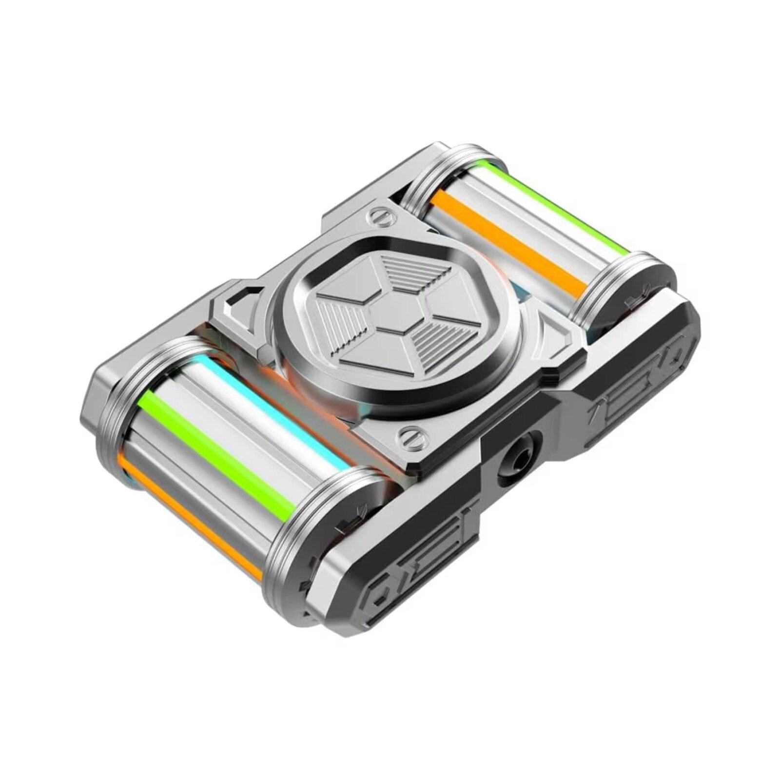 Adjudication Luminous Tank Roller 101 Fidget Spinner Metal EDC Sensory Toys Anxiety Stress Relief Fidget Toys из сплава цинка и алюминия черного цвета для лиц старше шести лет