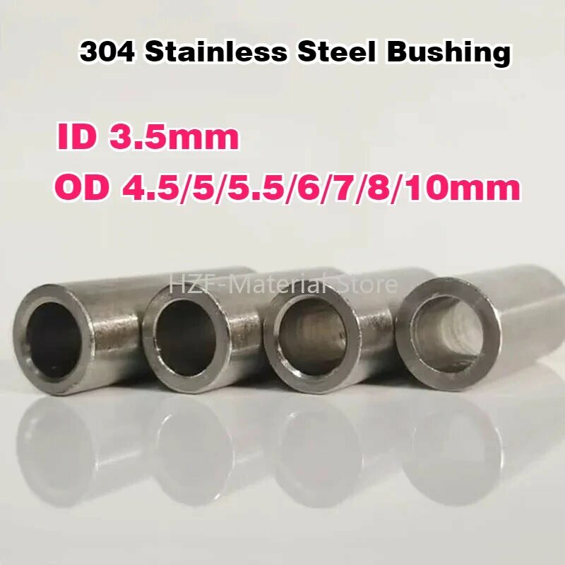 Стальные втулки из нержавеющей стали 304 3.5x4.5x6mm 10pcs