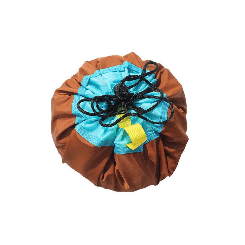 Очень большой переносной коврик-сумка для хранения и организации игрушек, быстрозакрывающаяся сумка на шнурке для