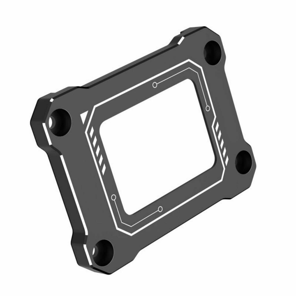 Алюминиевая рамка-держатель для CPU LGA1700, Черный