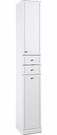 Шкаф-пенал Aqwella Барселона П3/2 без бельевой корзины