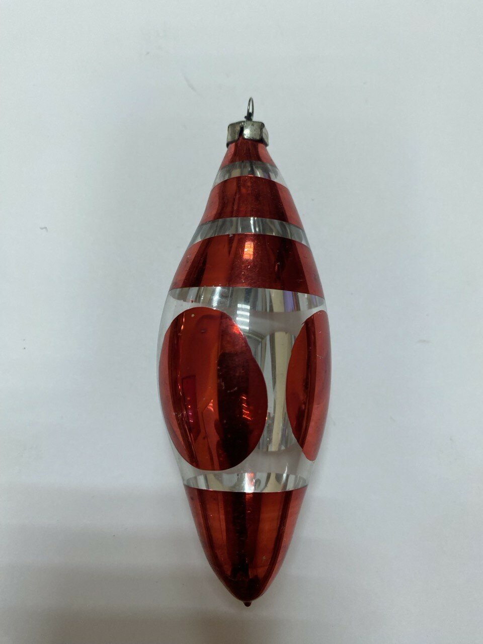 Игрушка на елку Сосулька "глинка"