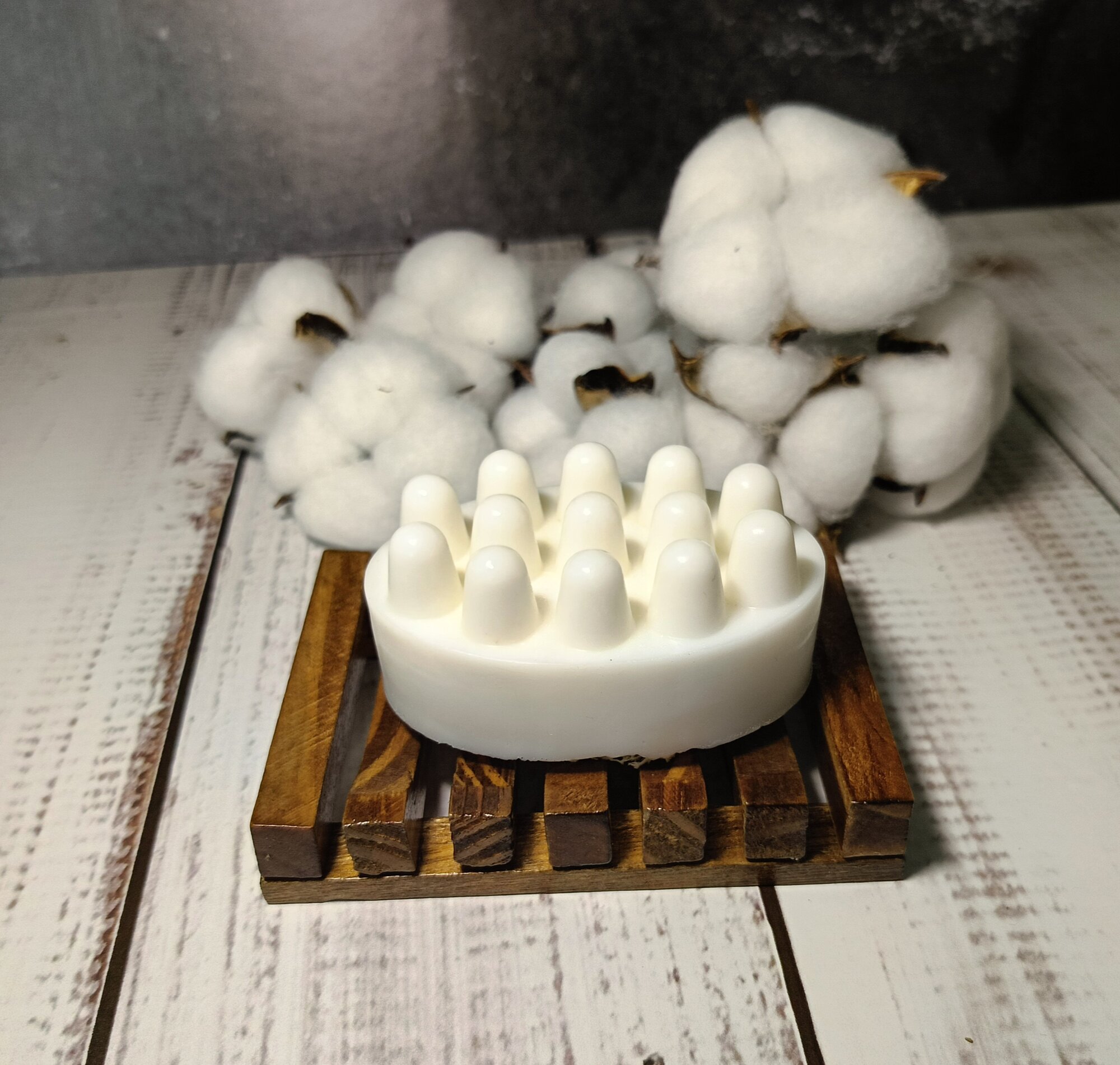 Массажное мыло-мочалка "Люфа", для тела, рук и ног, очищение кожи