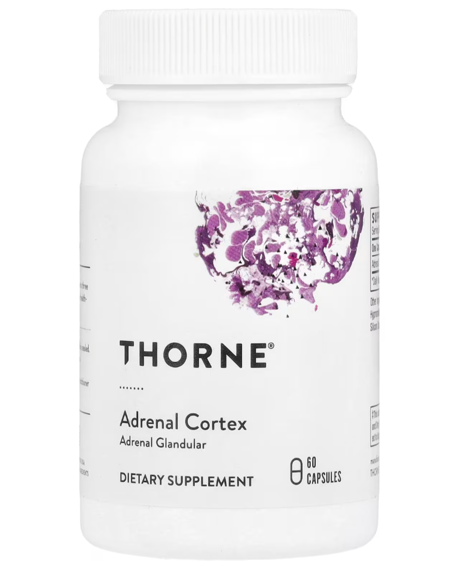 Кора Надпочечников, Adrenal Cortex, Thorne Research, 60 капсул