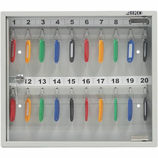 Ключница металлическая ящик для ключей в офис, на работу на 20 ключей