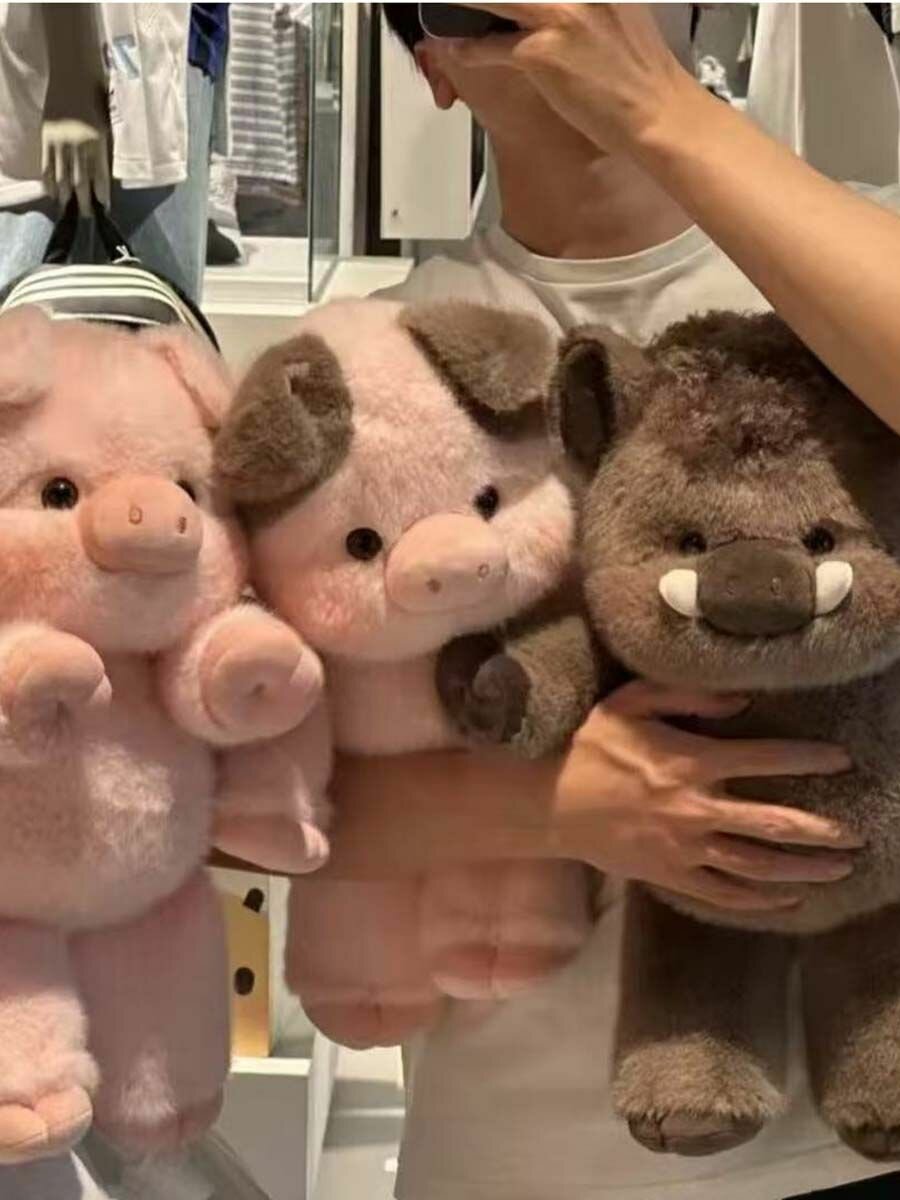 Плюшевые игрушки, 45cm-кукла хрюшка, милый подарок на день рождения для ребенка.