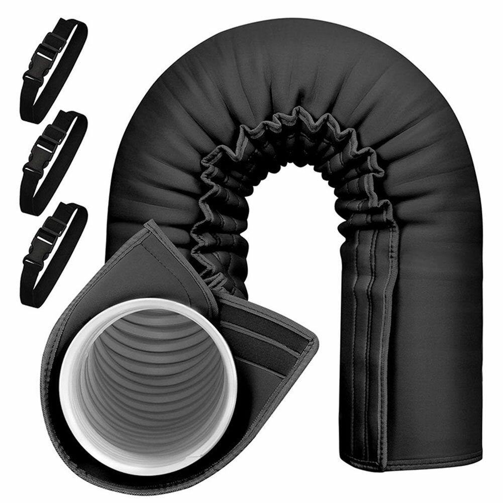 Изоляция для трубы кондиционера, универсальная, с регулируемыми ремнями и плотным краем