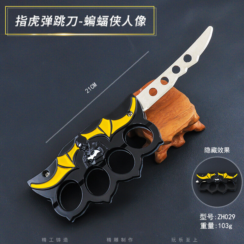 Аниме Модель Ножа Волка, Отскакивающий, Игрушка для Улицы, Ремесленный Демонстрационный Предмет, Без Лезвия, Безопасный