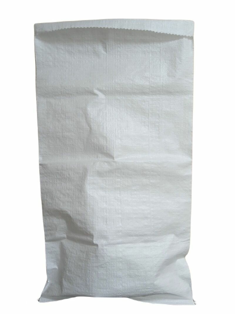 Мешки П/П пищевые 100 шт, 46x76 см, 25 кг, белые ромто 6569