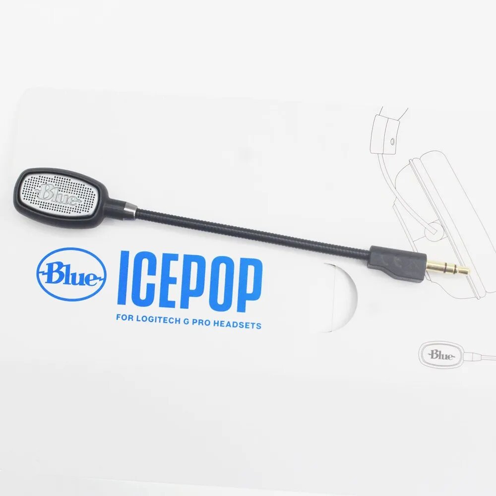 Микрофон для гарнитур Blue Icepop Condenser Mic Capsule, черный матовый