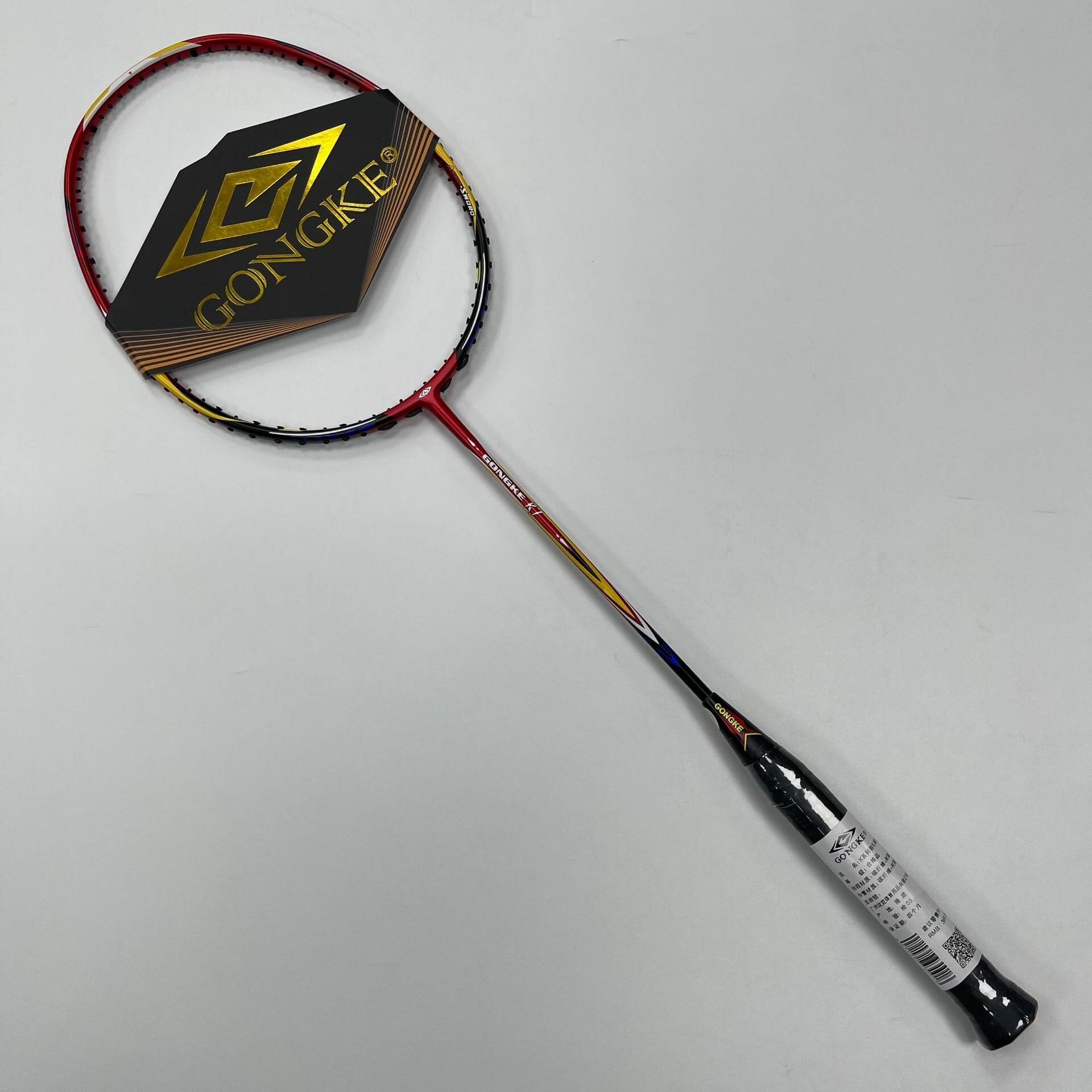 Полностью карбоновая бадминтонная ракетка Conquer K Series, карбоновая ракетка для бадминтона, ультралегкая, 28 фунтов, тренировочная ракетка для бадминтона
