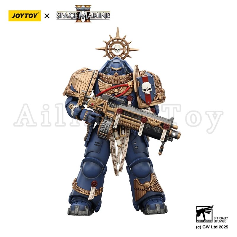 JOYTOY 1/18 Фигурка Spacemarine Ultramarines Heavy Relic Primus Armor UM HRelicPrimusArmor