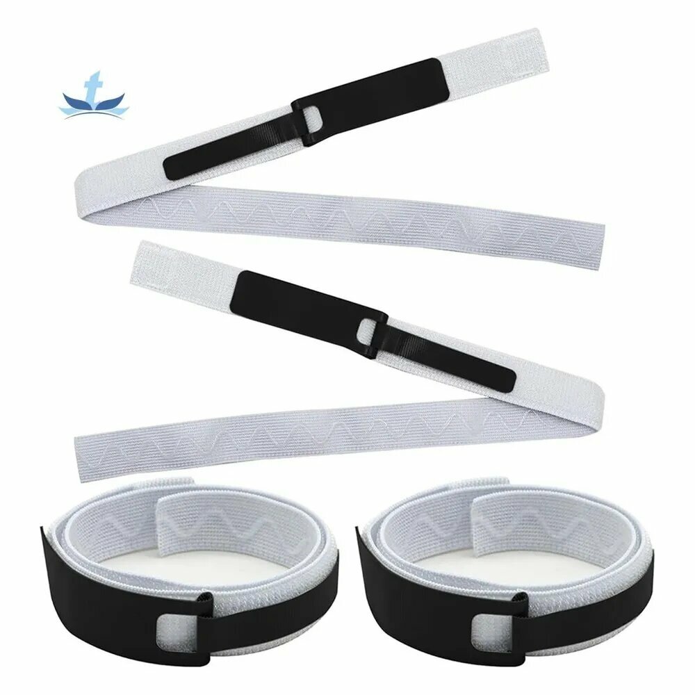 X0(VVOOKKG))Держатель Катетера Фолея, Держатель Мочевого Бандажа, 4 Шт, Эластичный, Черный