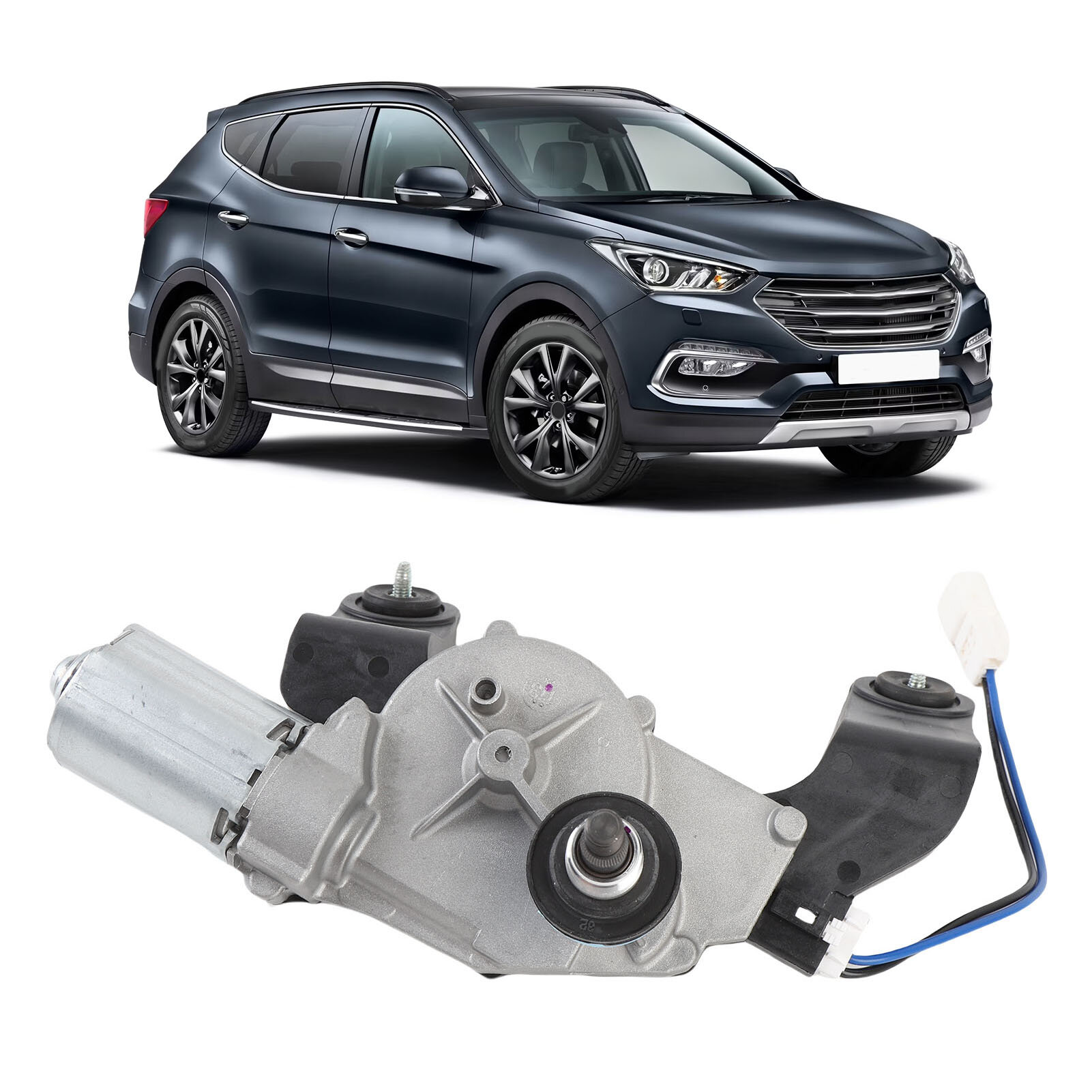 Двигатель Стеклоочистителя: OE 987002W000 Прочная Металлическая Конструкция Замена Santa Fe Sport - Простая Установка Задний Стеклоочиститель For Santa Fe Sport 2013-2017