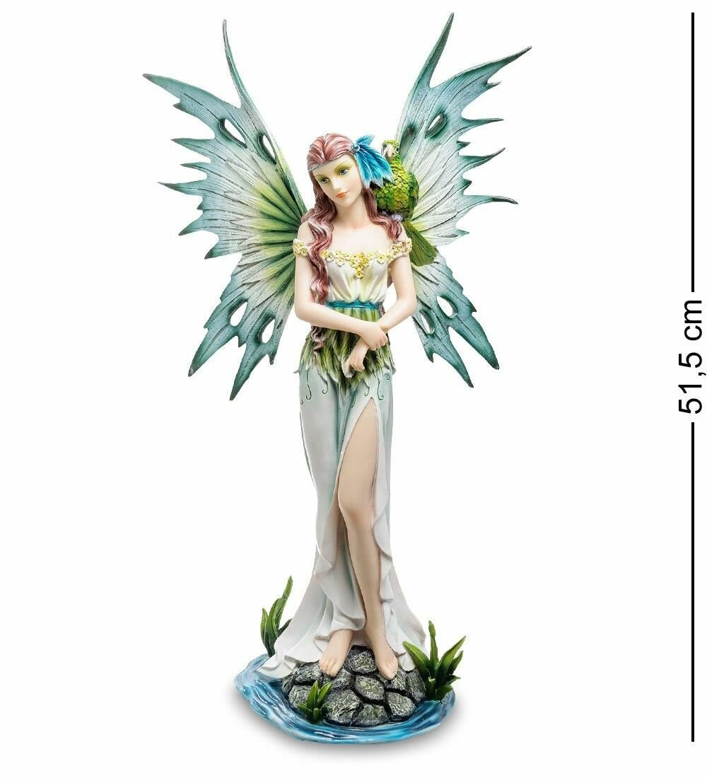 Статуэтка Фея с Попугаем A2098468 Great Art, Полистоун