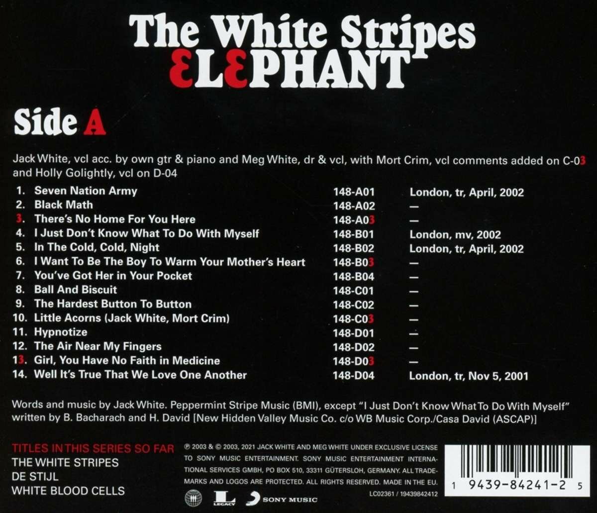 Компакт-диск The White Stripes - Elephant (1 CD) — фото 1