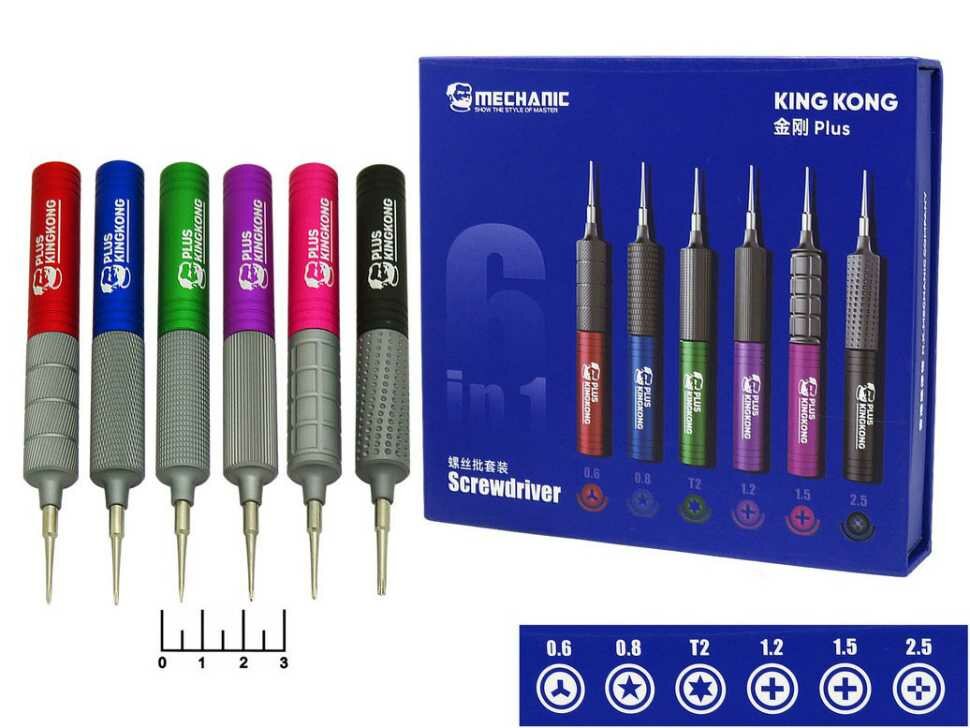 Набор отверток Mechanic King Kong plus (6 штук)