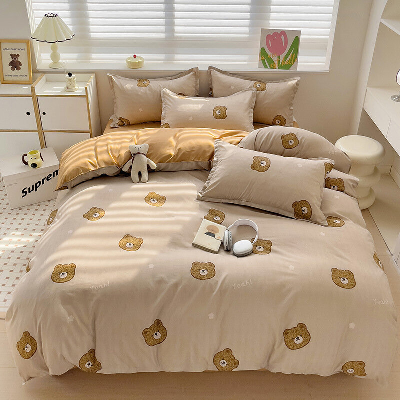 Полный комплект одеяла, одноместный матрас в общежитии, подушка с сердечником, комплект из четырех или шести предметов, утолщенный матрас, двуспальная кровать, комплект из восьми предметов