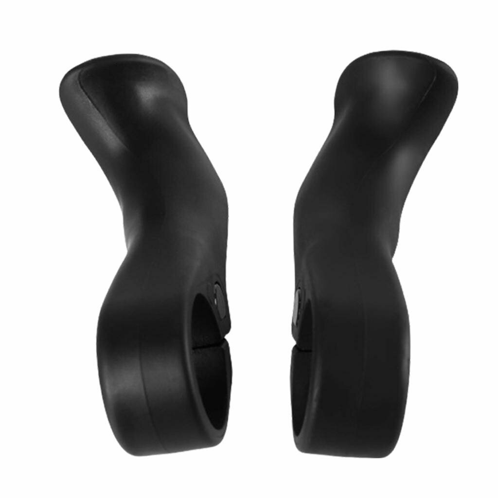 Руль велосипеда эргономичный, внутренний наконечник, нескользящий, для руля 21,4-22,2 мм