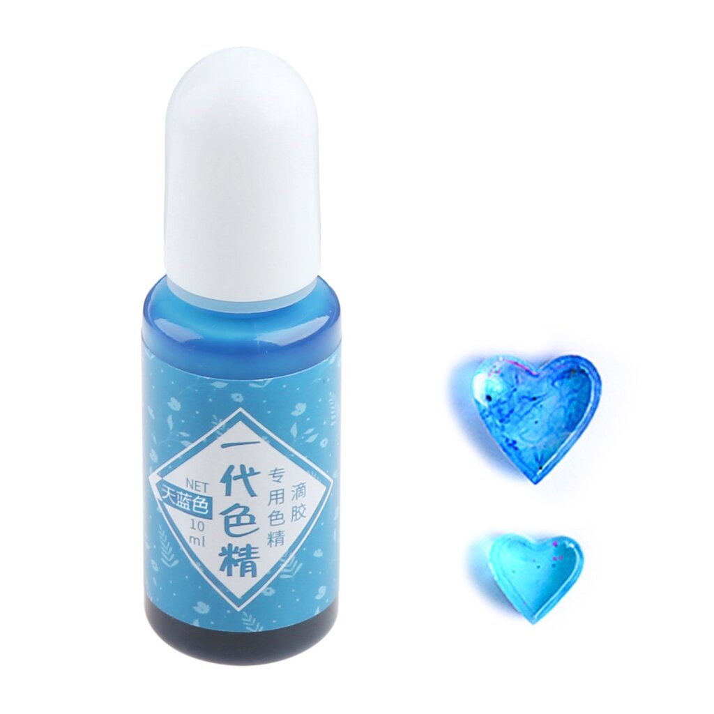 20 Цветов УФ-Пигмент смолы DIY Эпоксидные Поделки Высококонцентрированный Краситель для Изготовления Ювелирных Изделий Эффект Рисования Тушью Выводы