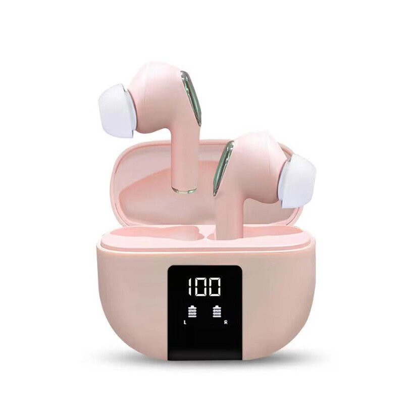 J68 Новые беспроводные Bluetooth-наушники с цифровым дисплеем, чип Bluetooth 5.4, стерео, объемный звук, шумоподавление, HD-наушники для звонков