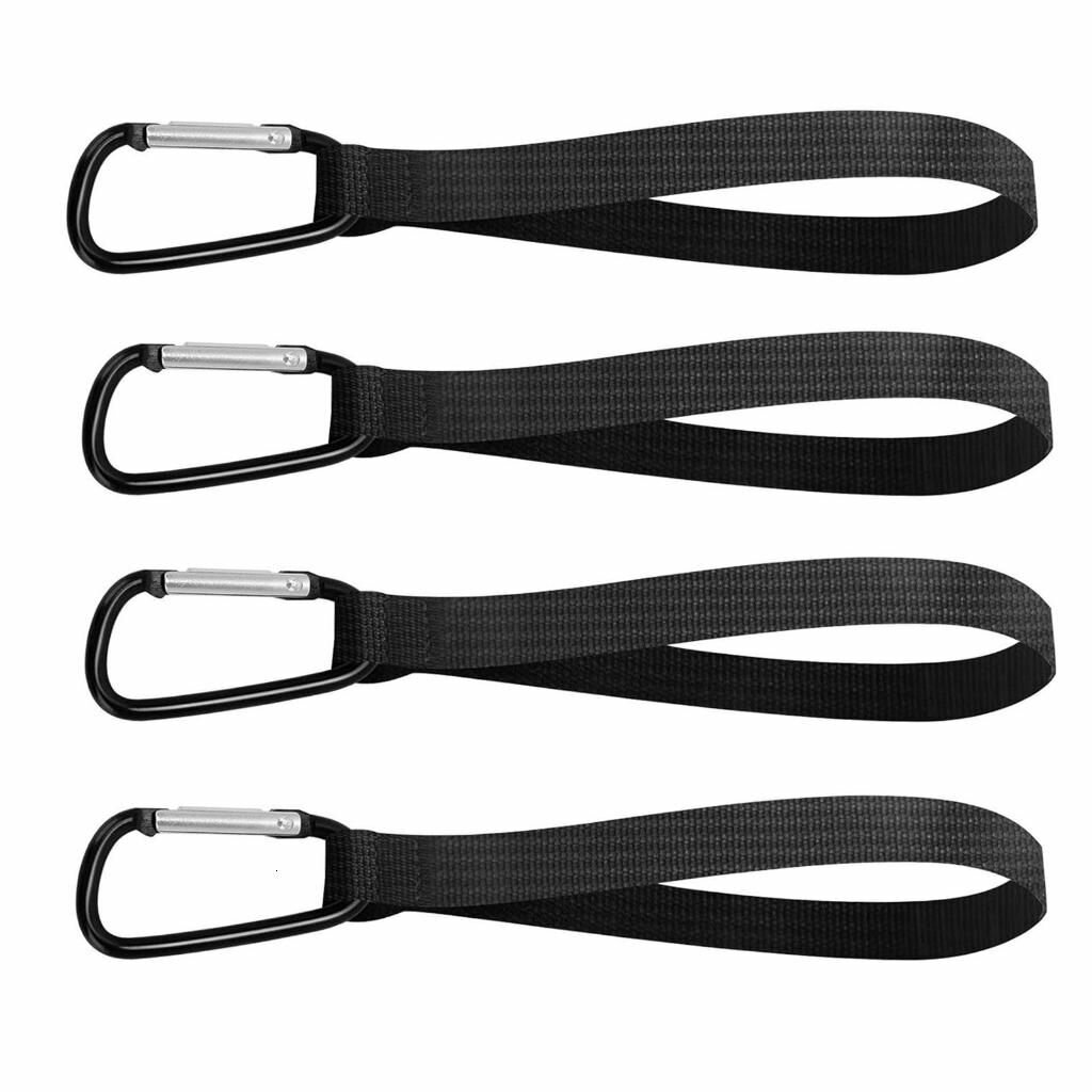 4 шт. Прочные висячие крючки для сумок с карабинами