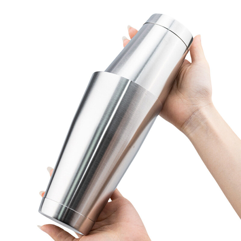 304 Нержавеющая сталь Бостонский шейкер Американский стиль Коктейльный шейкер Набор барных шейкеров