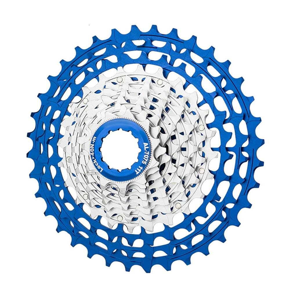 Кассета 11-32T/34T 11 скоростей, Синий 11S 34T