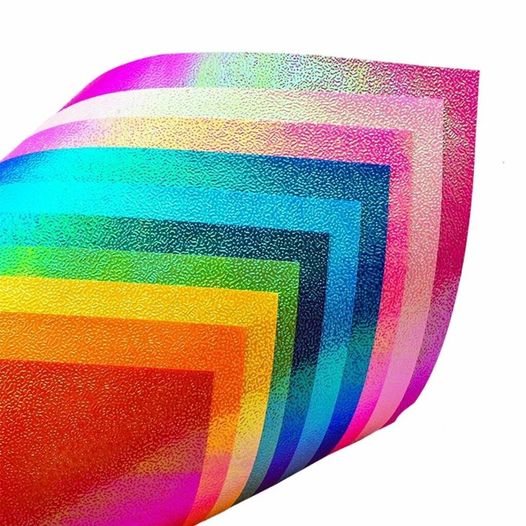 Многоцветная блестящая бумага для поделок 50/100 шт, 100 - Перламутровая бумага