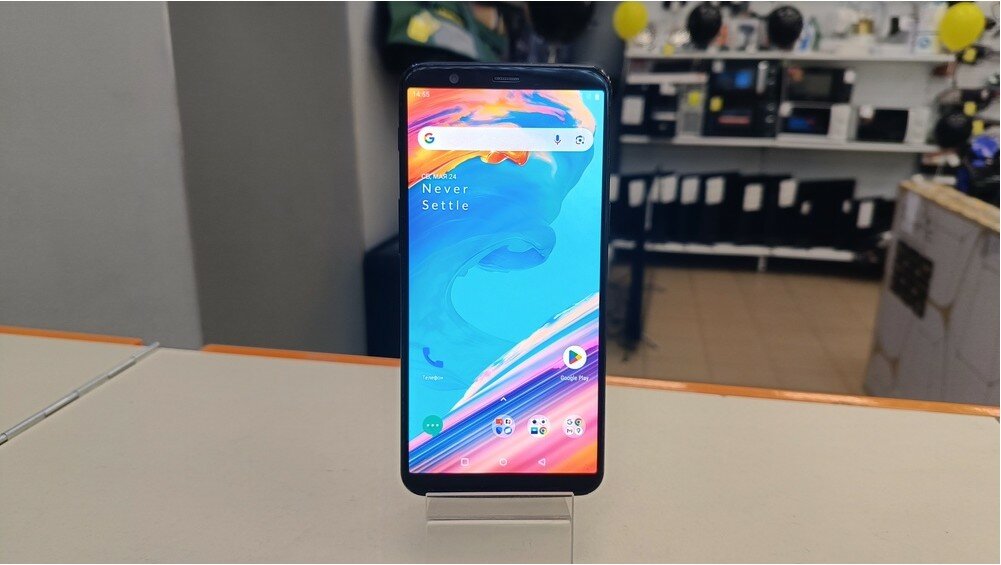 Смартфон OnePlus 5T 8/128 ГБ, Dual nano SIM, черный