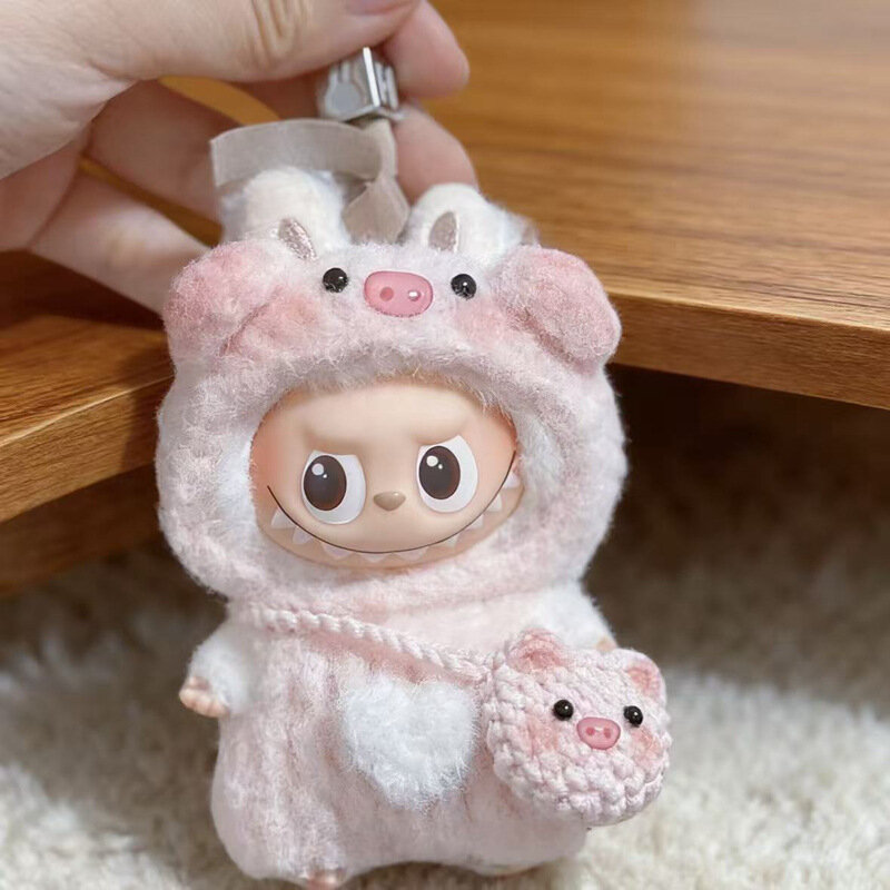 Новые 4.0 мини-одежда для кукол Labubu, ручная работа, набор для вязания Labubu, милый заменитель наряда