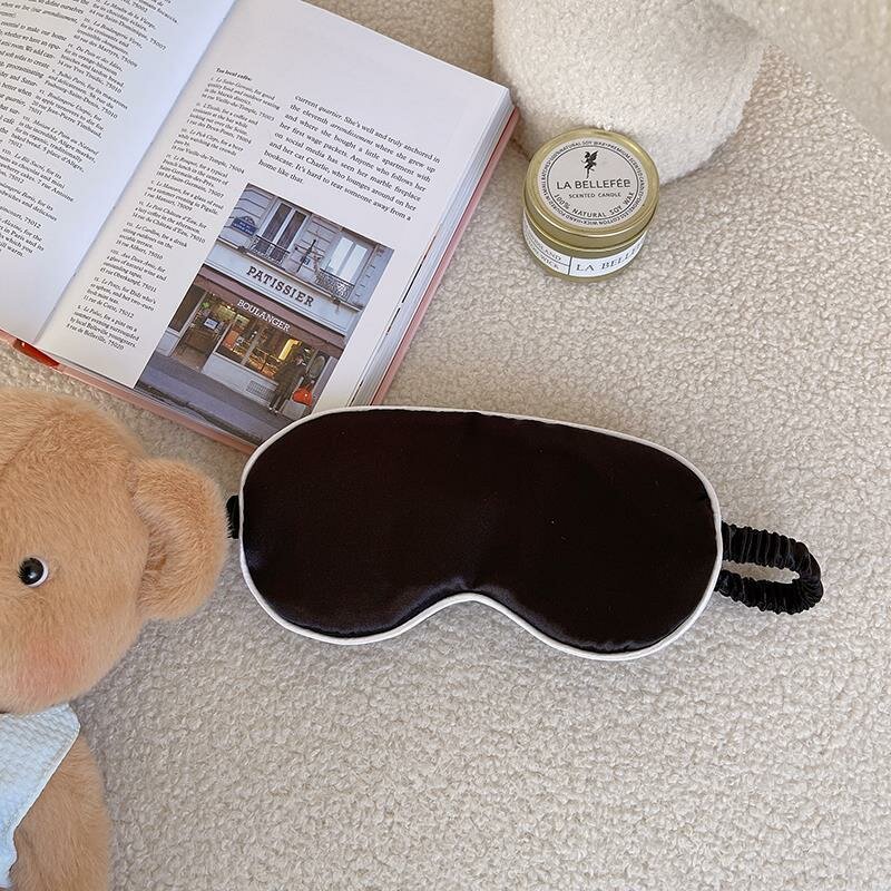 Горячая продажа SG в стиле Ins, маска для глаз из ледяного шелка, блокирующая свет, защита от усталости глаз, ледяной компресс, маска для сна, блокирующая свет, фабрика усталости