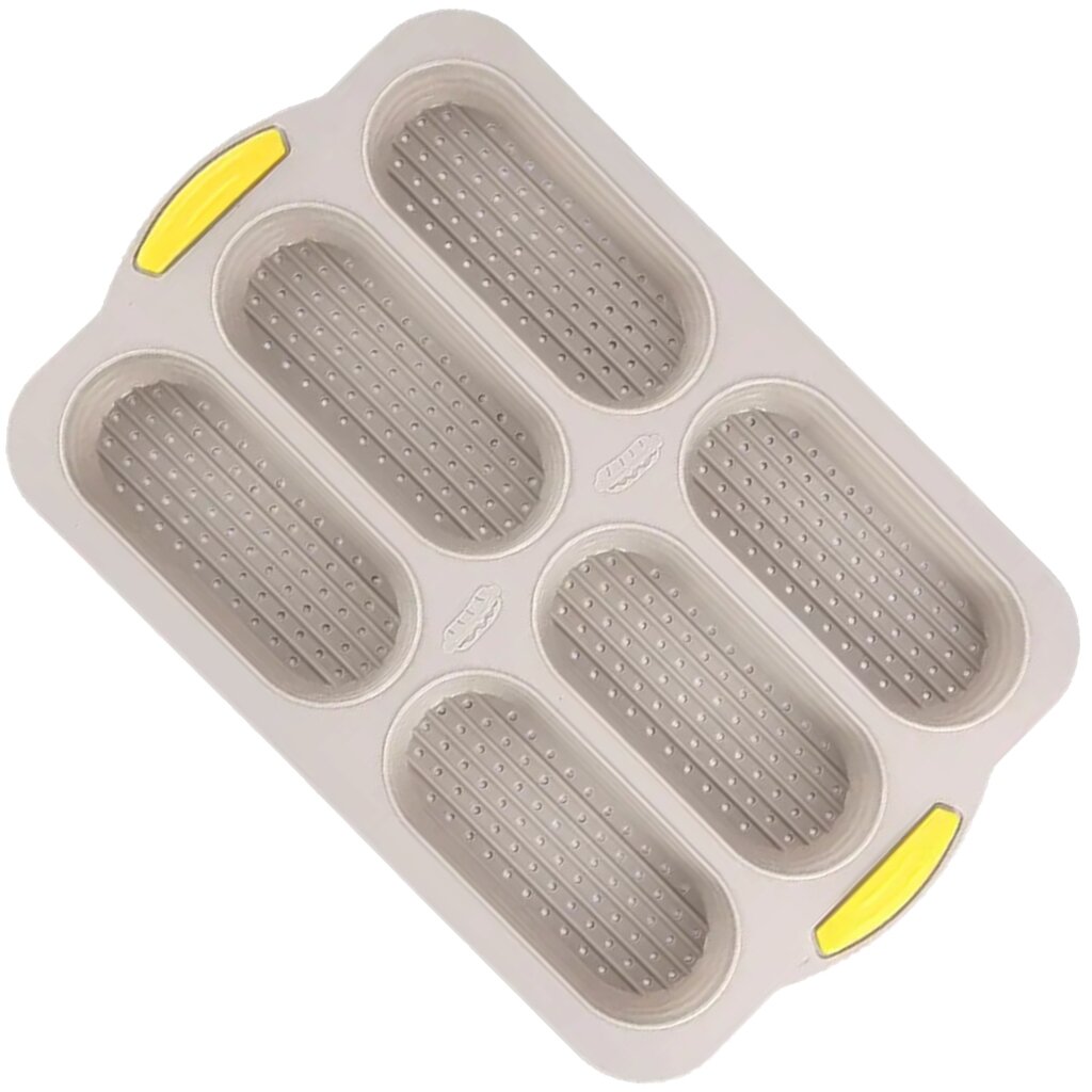 Легко выпускаемые Силиконовые формы для хот-догов на 6 чашек Прочны и безопасны в посудомоечной машине