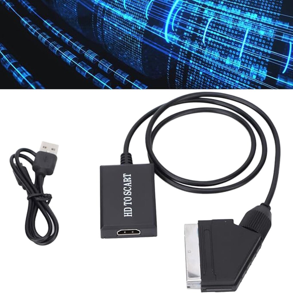 Универсальный адаптер SCART–HDMI — фото 1