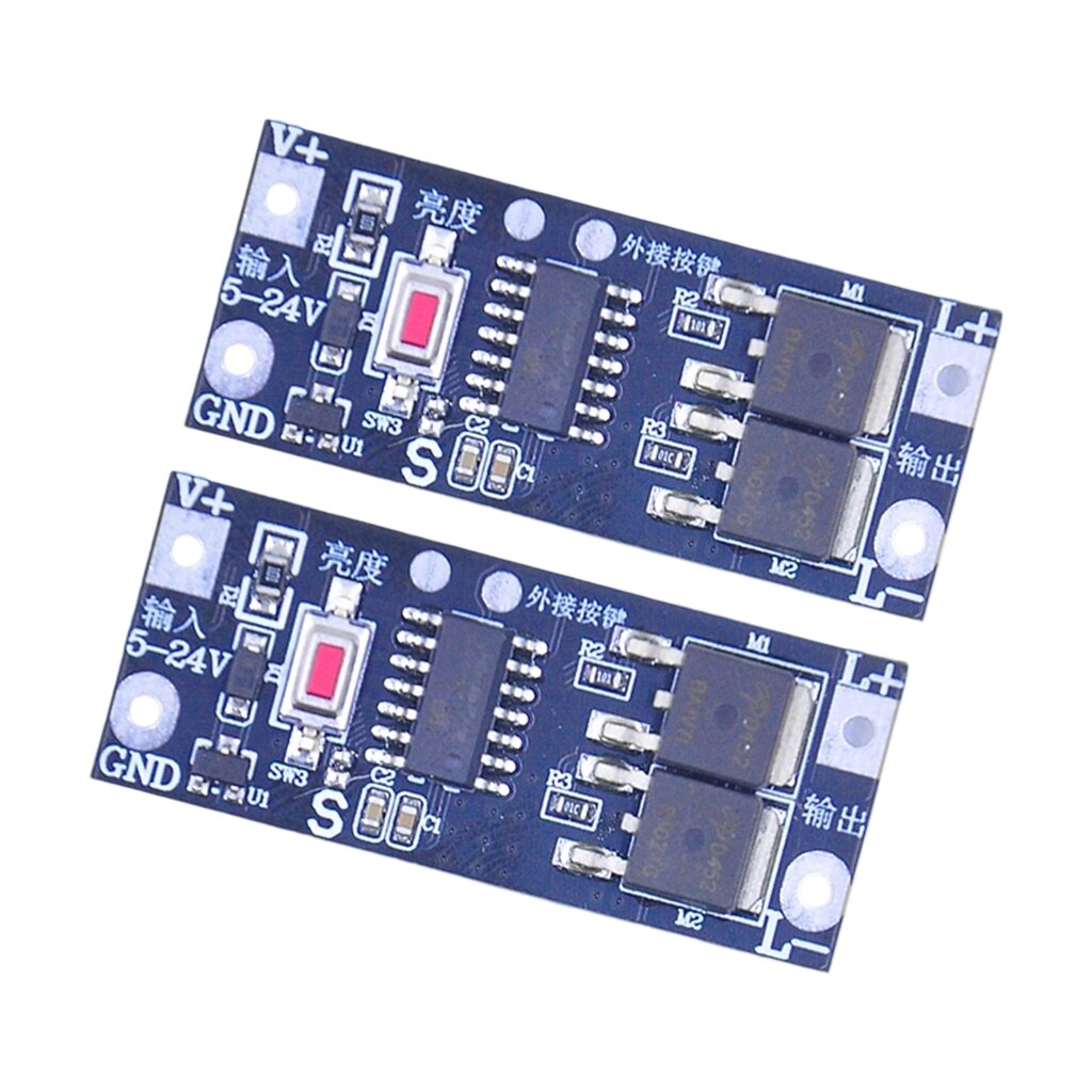 Модуль драйвера светодиодных лент плавного пуска с регулировкой Времени включения / выключения и защитой от перегрузок