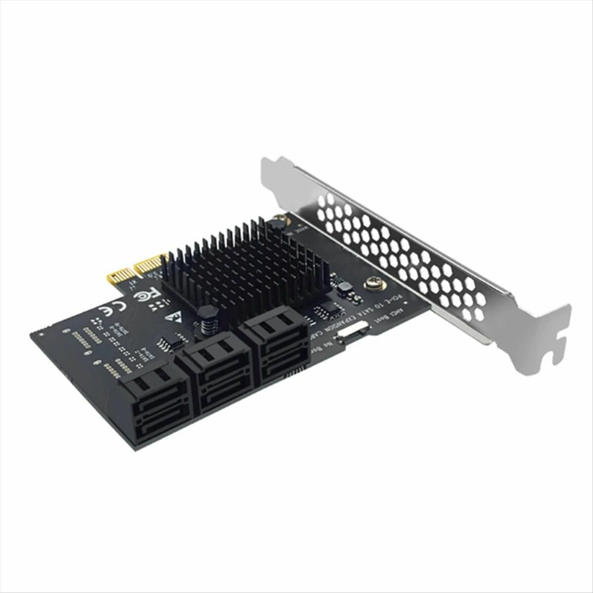 Плата расширения PCI-E SATA, переходник PCI-E X1/X4 на SATA3.0 на 6 портов